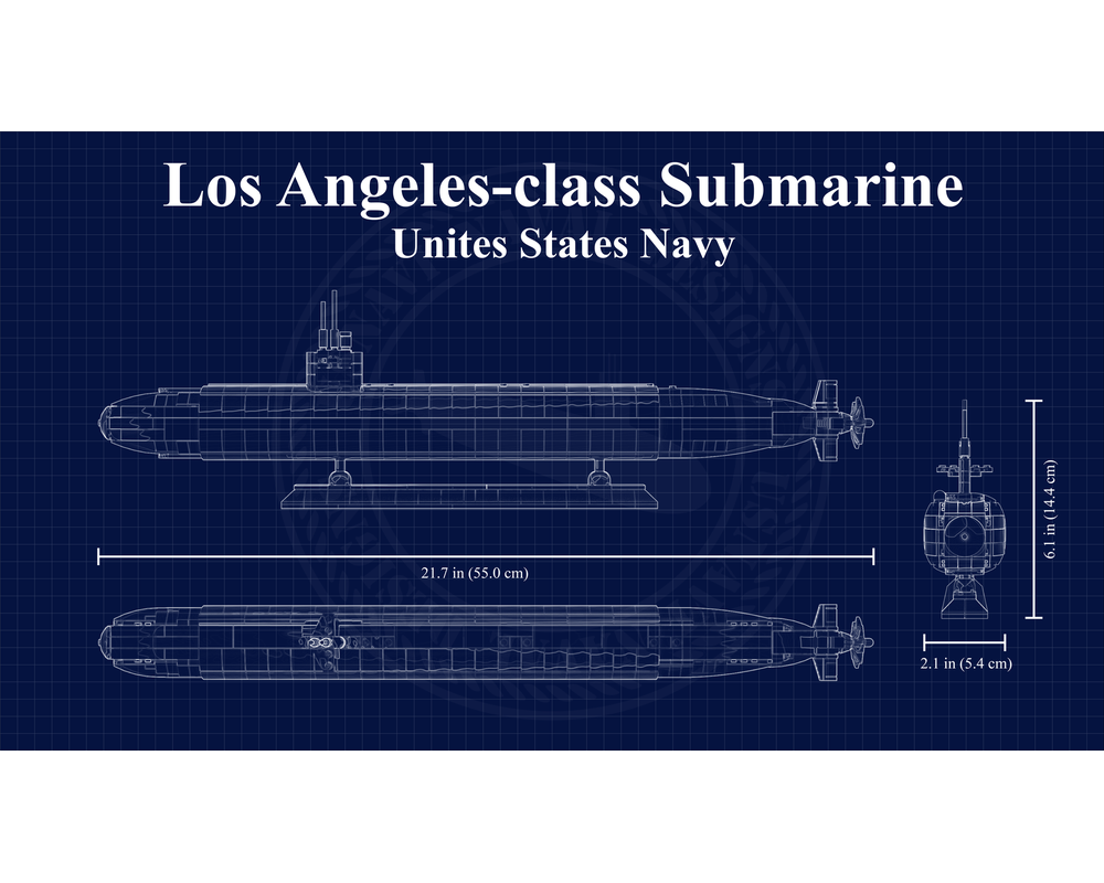 LEGO MOC Los Angeles-class submarine | V2 by JREYDesigns | Rebrickable ...