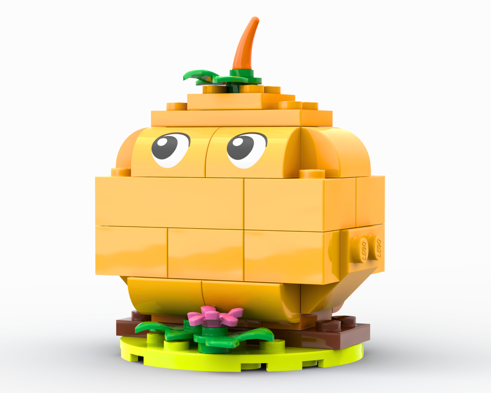 LEGO MOC 11034 Pumpkin by Lenarex | Rebrickable - Build with LEGO