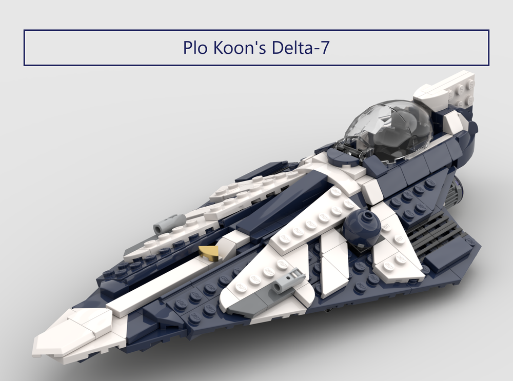 LEGO MOC Plo Koon's Delta-7 (75333 Style) by darkcrafter3 | Rebrickable ...