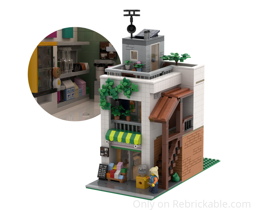 LEGO MOC Tea Shop & Convenience Store by rebelnili | Rebrickable ...