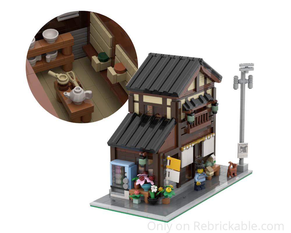 LEGO MOC Tea Shop & Convenience Store by rebelnili | Rebrickable ...