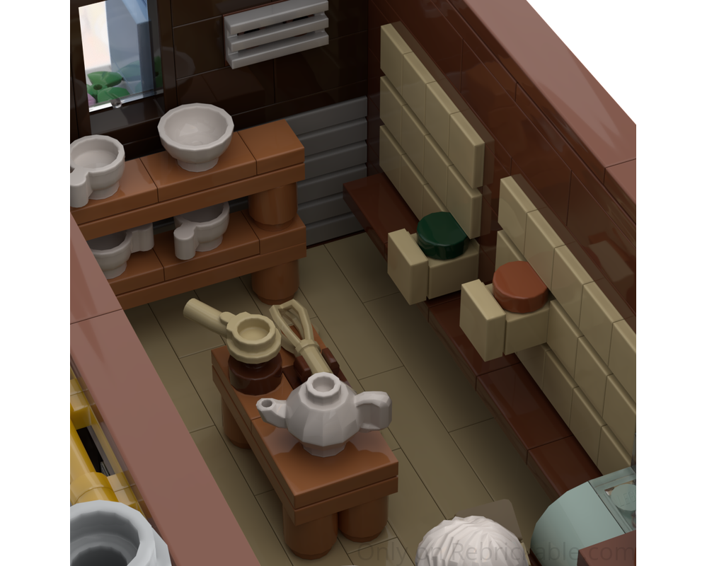 LEGO MOC Tea Shop & Convenience Store by rebelnili | Rebrickable ...