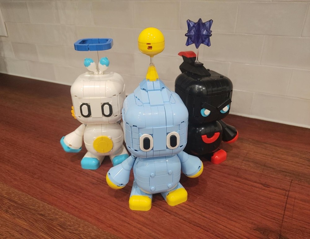 LEGO MOC Chao - 3 pack - Normal, Hero, and Dark - Sonic Adventure 2 ...