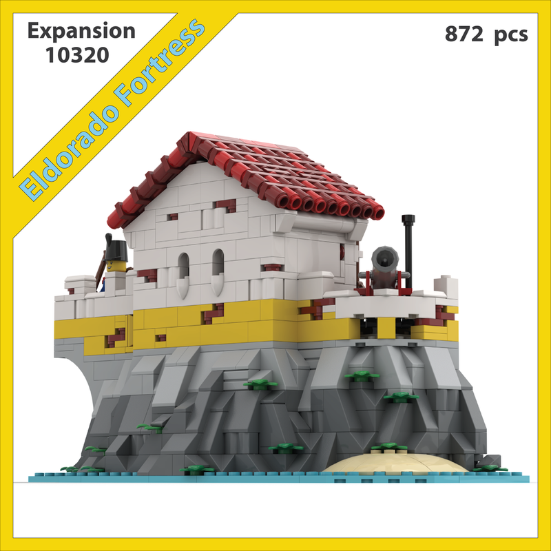 LEGO MOC Barracks Expansion: Eldorado Fortress (10320) by ...