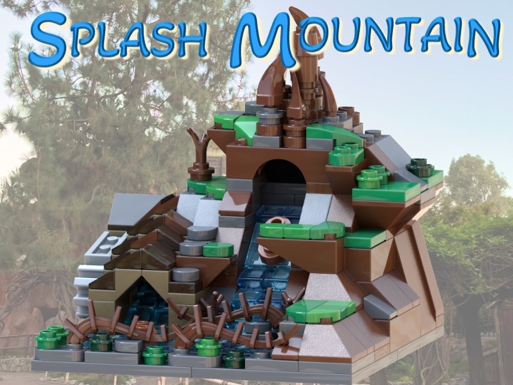 LEGO MOC Disneyland Splash Mountain by sabi_wabi | Rebrickable - Build ...