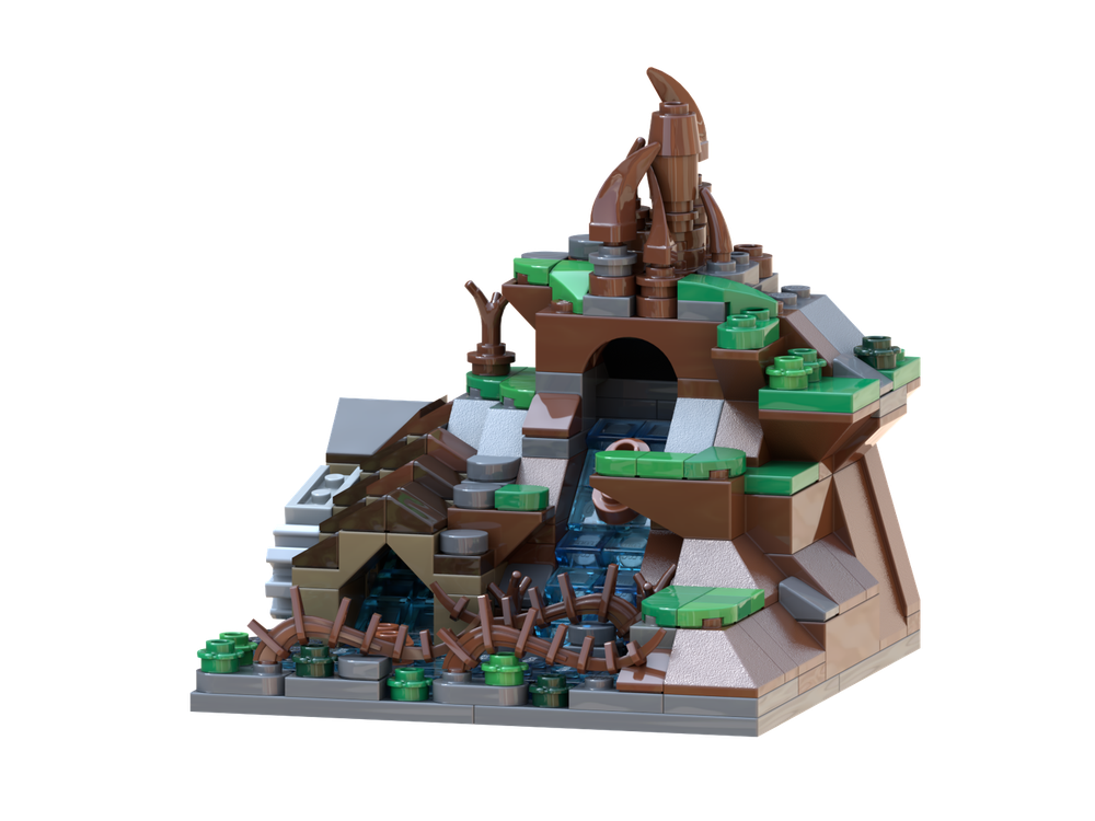 LEGO MOC Disneyland Splash Mountain by sabi_wabi | Rebrickable - Build ...