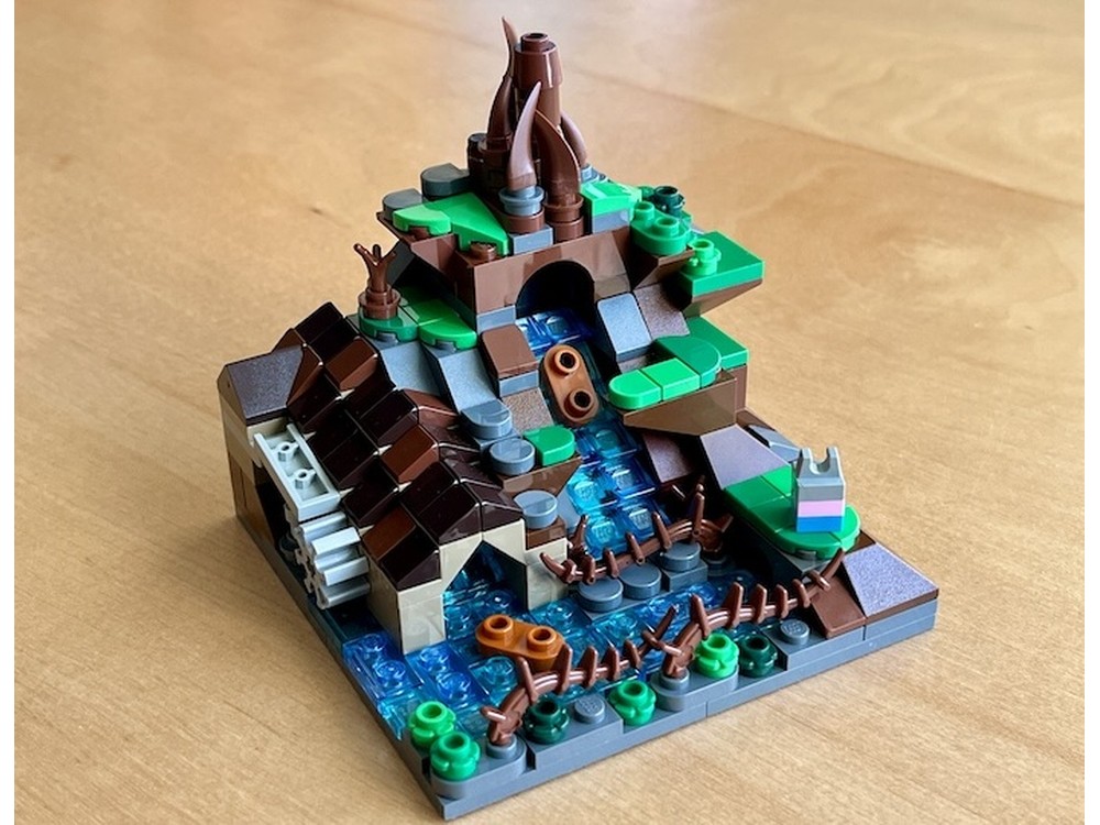 LEGO MOC Disneyland Splash Mountain by sabi_wabi | Rebrickable - Build ...