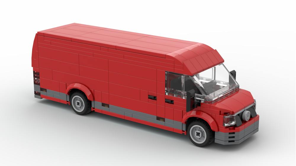 LEGO MOC 2019 VW Crafter L5H3 Van (red) by BRSBricks | Rebrickable ...