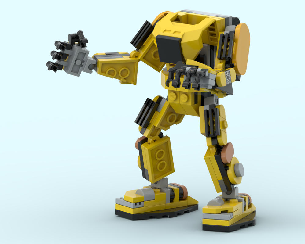 LEGO MOC Minifigure Mech Suit by jameshigson0512 | Rebrickable - Build ...