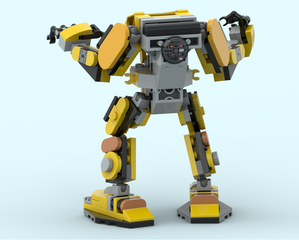 LEGO MOC Minifigure Mech Suit by jameshigson0512 | Rebrickable - Build ...