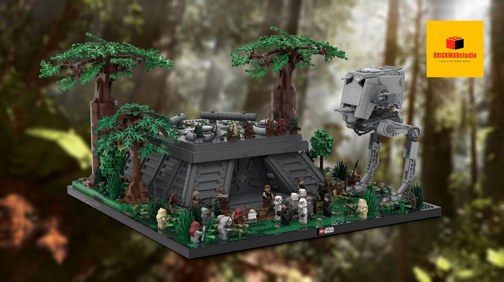 LEGO MOC SW Episode 6 Battle on Endor / Imperial bunker of shield ...