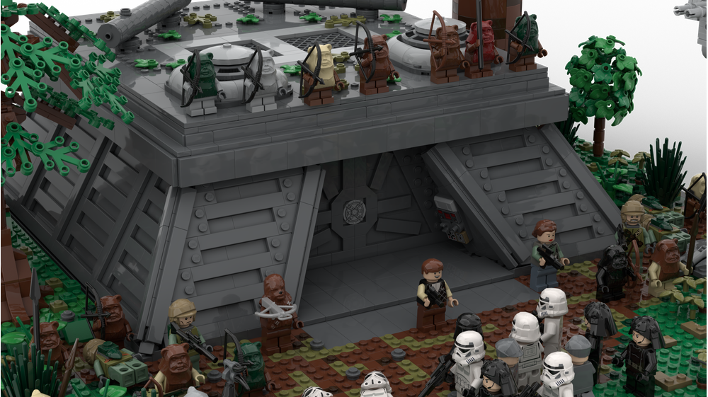 Lego Moc Sw Episode 6 Battle On Endor Imperial Bunker Of Shield