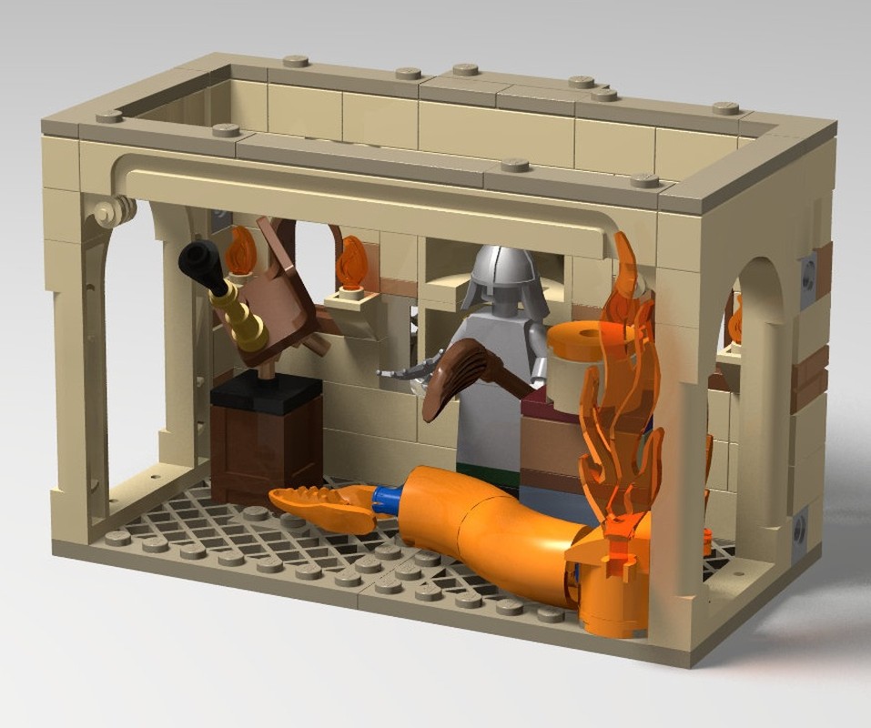 LEGO MOC modular Room of Requirement by jgirden | Rebrickable - Build ...