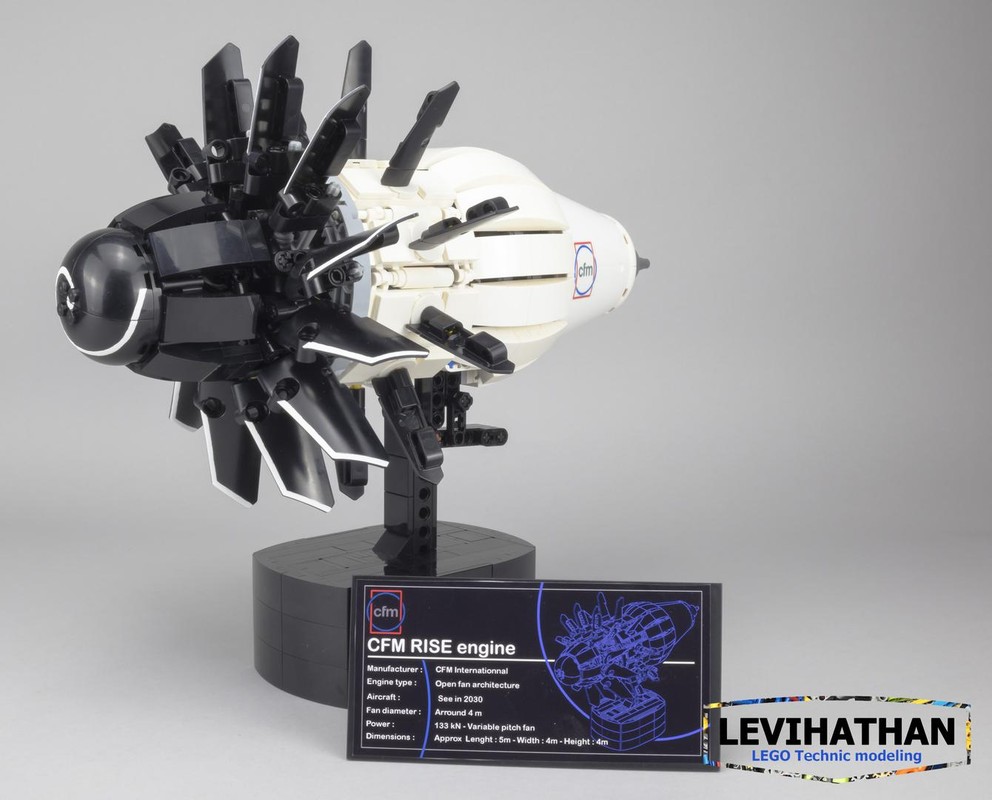 LEGO MOC CFM RISE Engine (Manual version) by Levihathan | Rebrickable ...