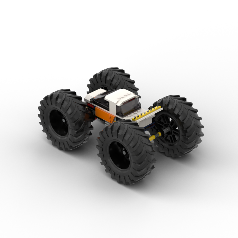 LEGO MOC-198496 Mega Monster Truck (with Suspension, Floatable) by ...