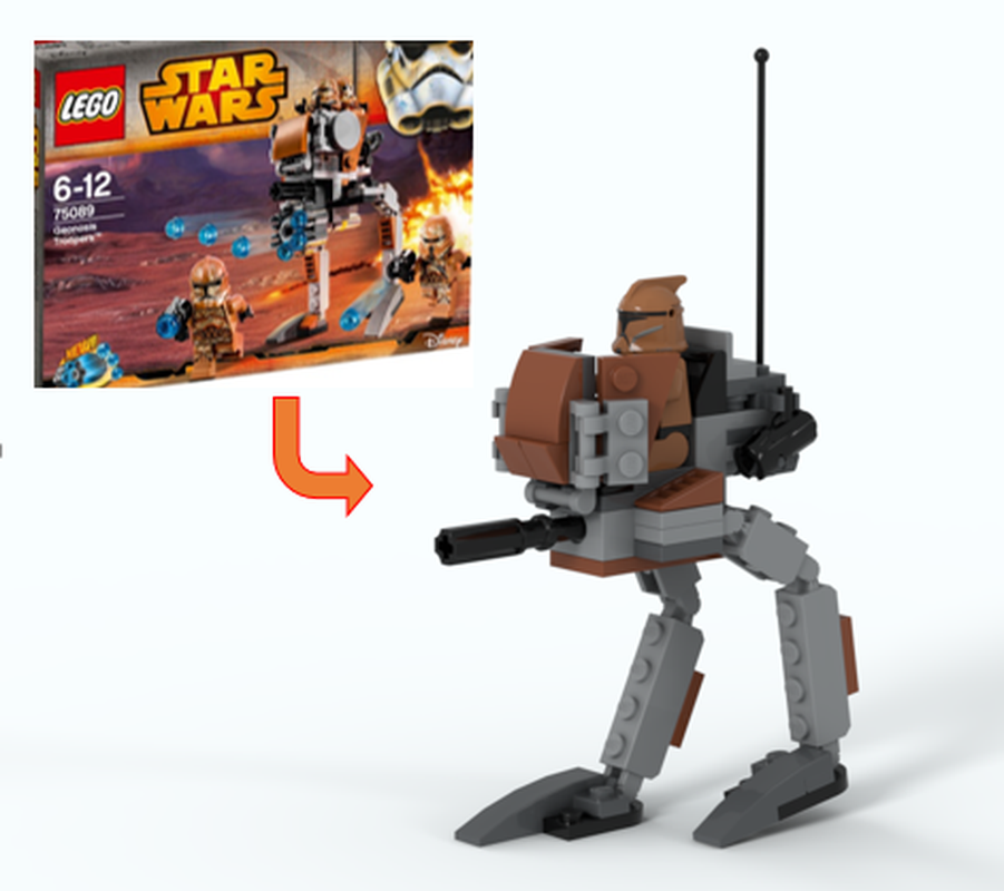 LEGO MOC 75089 Alternate Walker by Will_Crafting | Rebrickable - Build ...