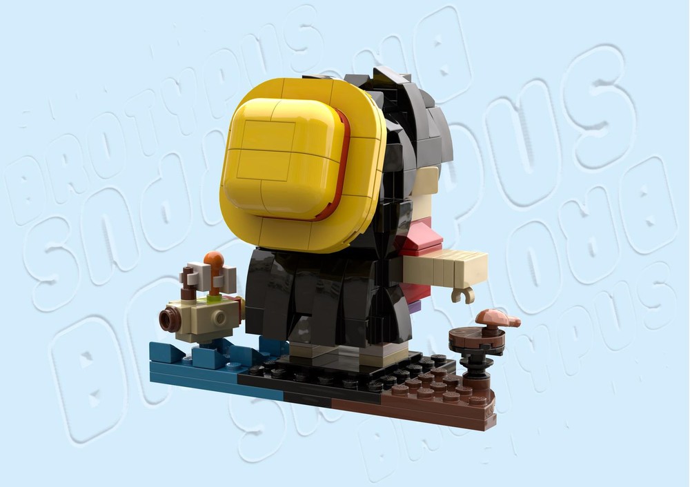 LEGO MOC Luffy (One Piece) by Brotypus | Rebrickable - Build with LEGO