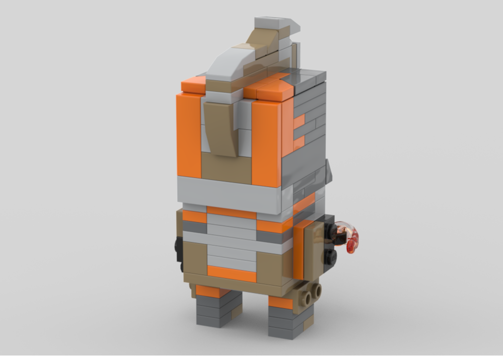 LEGO MOC Ember BrickHead - Warframe by GoldengamerLego | Rebrickable ...