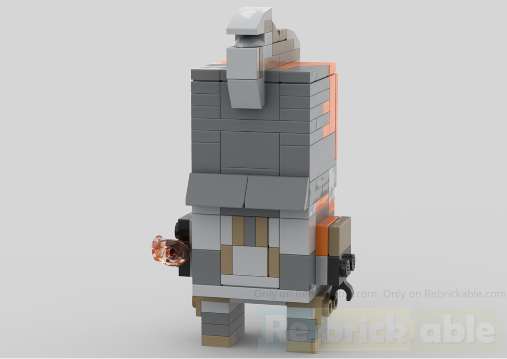 LEGO MOC Ember BrickHead - Warframe by GoldengamerLego | Rebrickable ...