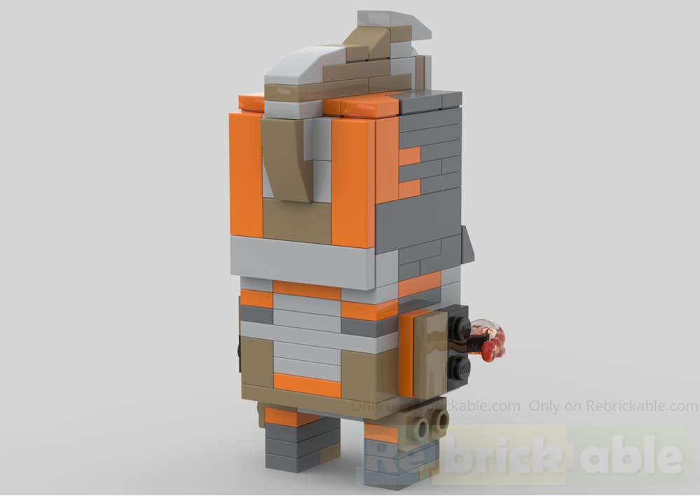 LEGO MOC Ember BrickHead - Warframe by GoldengamerLego | Rebrickable ...