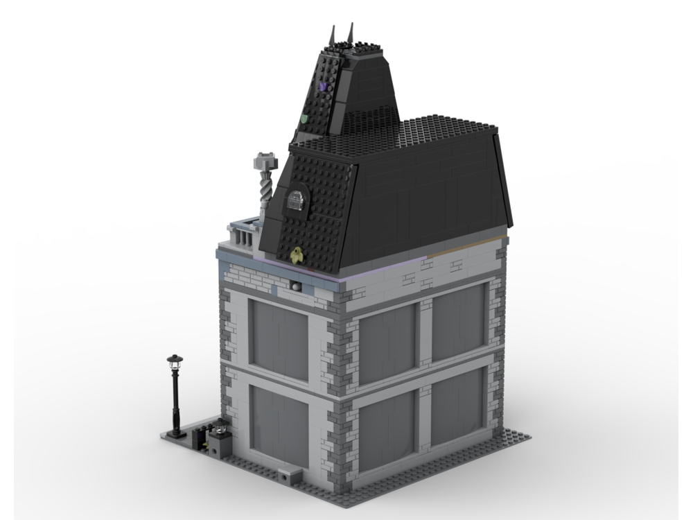 LEGO MOC Wednesday's Mansion - Modification of Set 76781 by Brick ...