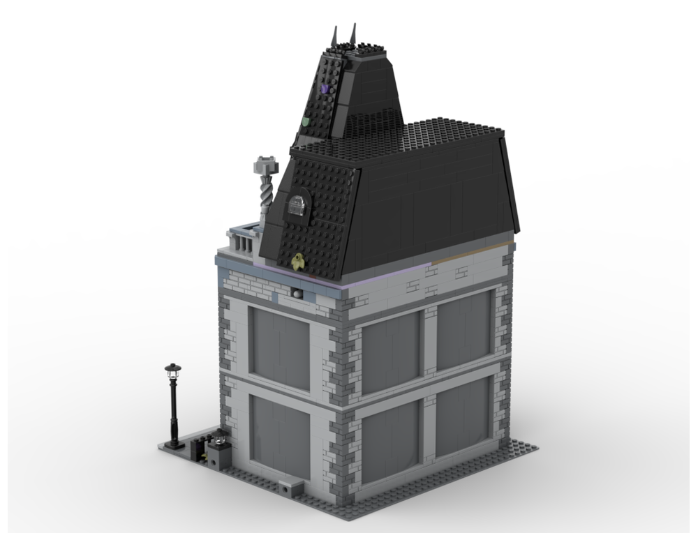 LEGO MOC Wednesday's Mansion - Modification of Set 76781 by Brick ...