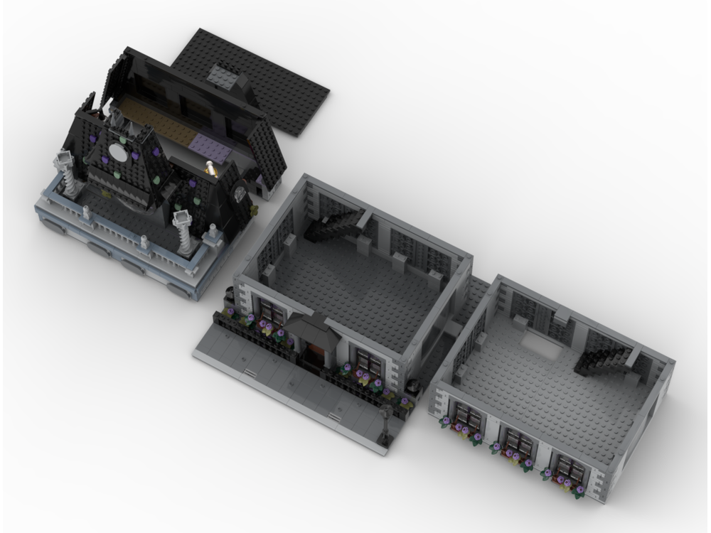 LEGO MOC Wednesday's Mansion - Modification of Set 76781 by Brick ...