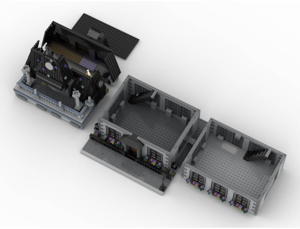 LEGO MOC Wednesday's Mansion - Modification of Set 76781 by Brick ...