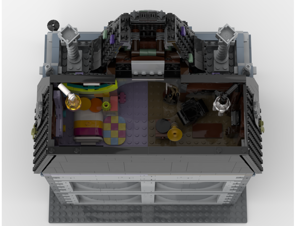 LEGO MOC Wednesday's Mansion - Modification of Set 76781 by Brick ...