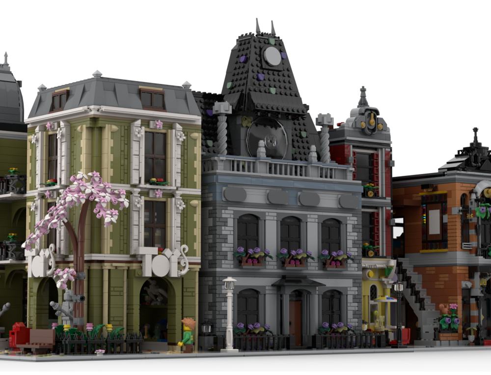 LEGO MOC Wednesday's Mansion - Modification of Set 76781 by Brick ...