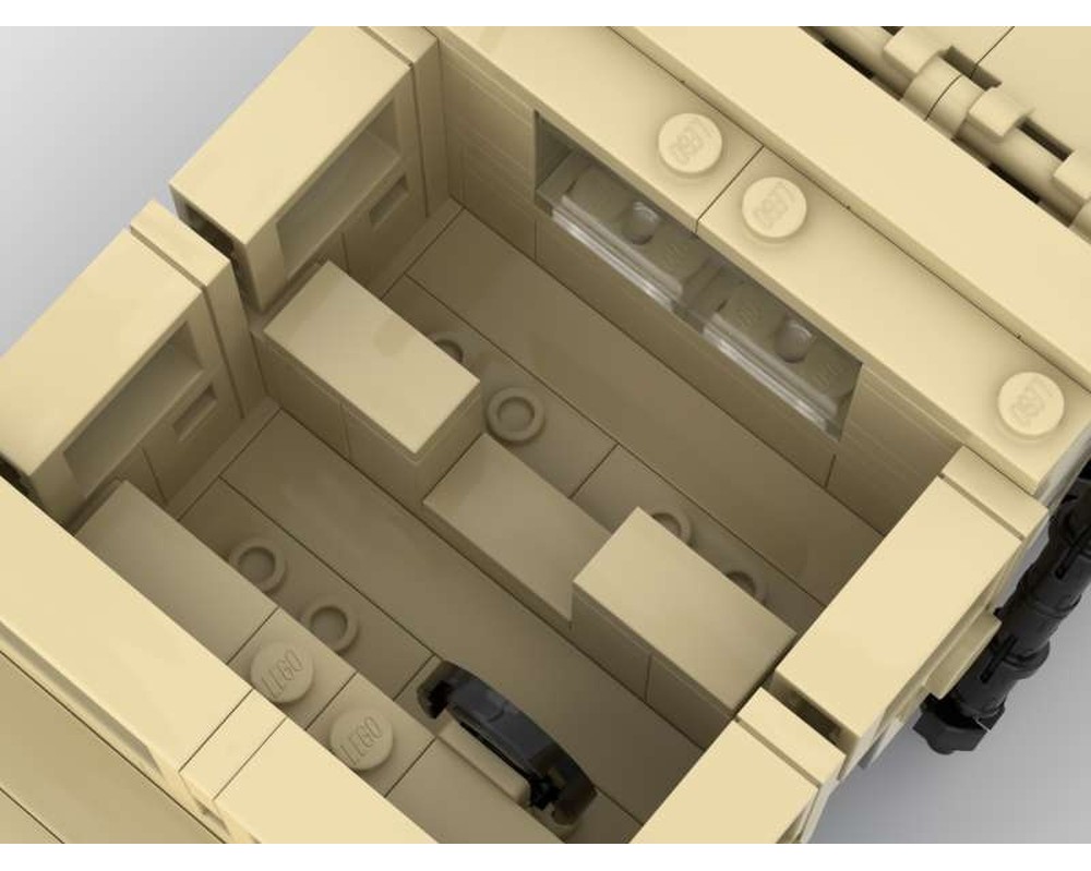 LEGO MOC M1151 HMMWV (Humvee) Up-armored armaments carrier (Desert camo ...