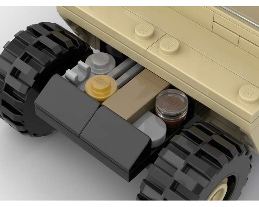 LEGO MOC M1151 HMMWV (Humvee) Up-armored armaments carrier (Desert camo ...
