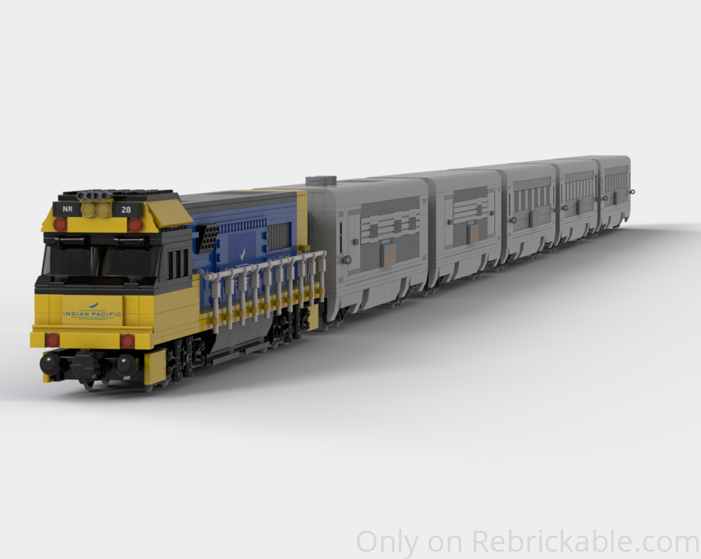 LEGO MOC Indian Pacific Train with power functions by S-Brick ...