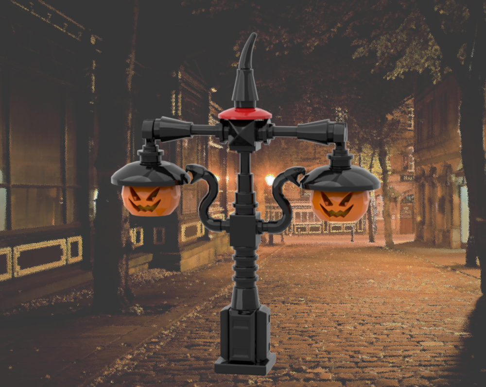LEGO MOC Spooky Street Lamp - Autumn Village by Brickland Hills ...