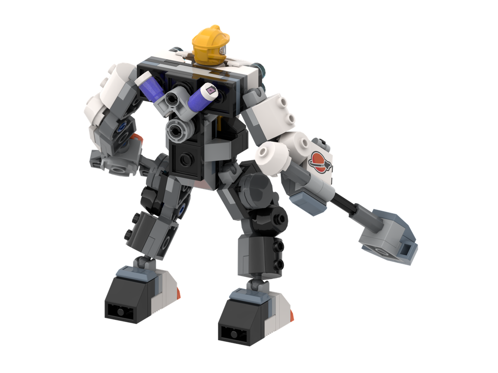 Lego Moc Construction Mech Armor 60428 1 Modification By Mecherror