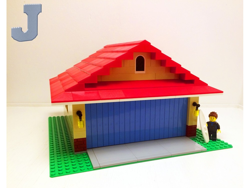 LEGO MOC Two Car Garage with Door Opener by jaystepher | Rebrickable ...