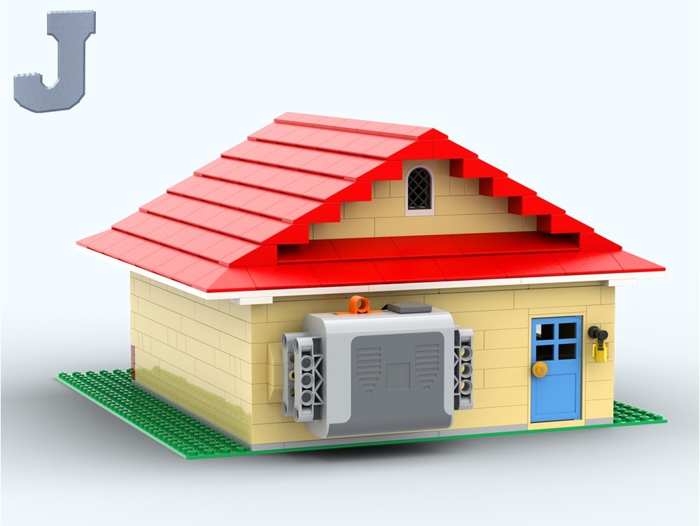 LEGO MOC Two Car Garage with Door Opener by jaystepher | Rebrickable ...