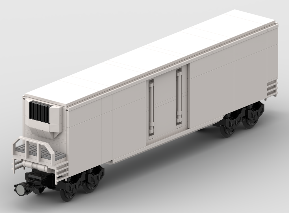 LEGO MOC US Refrigerator Car by BuMu | Rebrickable - Build with LEGO