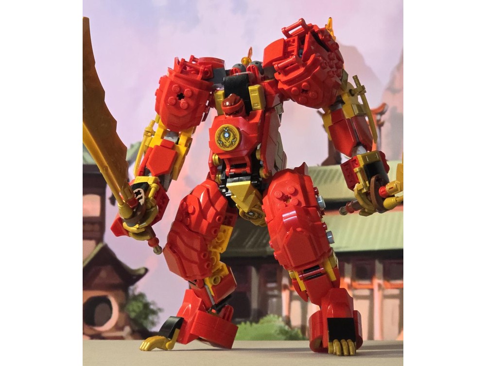 LEGO MOC Enhanced Elemental Fire Mech by re-creator | Rebrickable ...