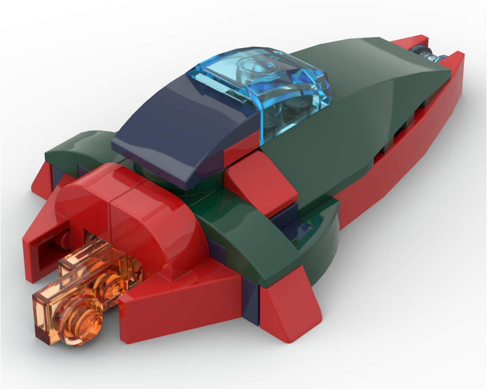 Lego Moc Microscale Spaceship By Natthegnat Rebrickable Build With Lego