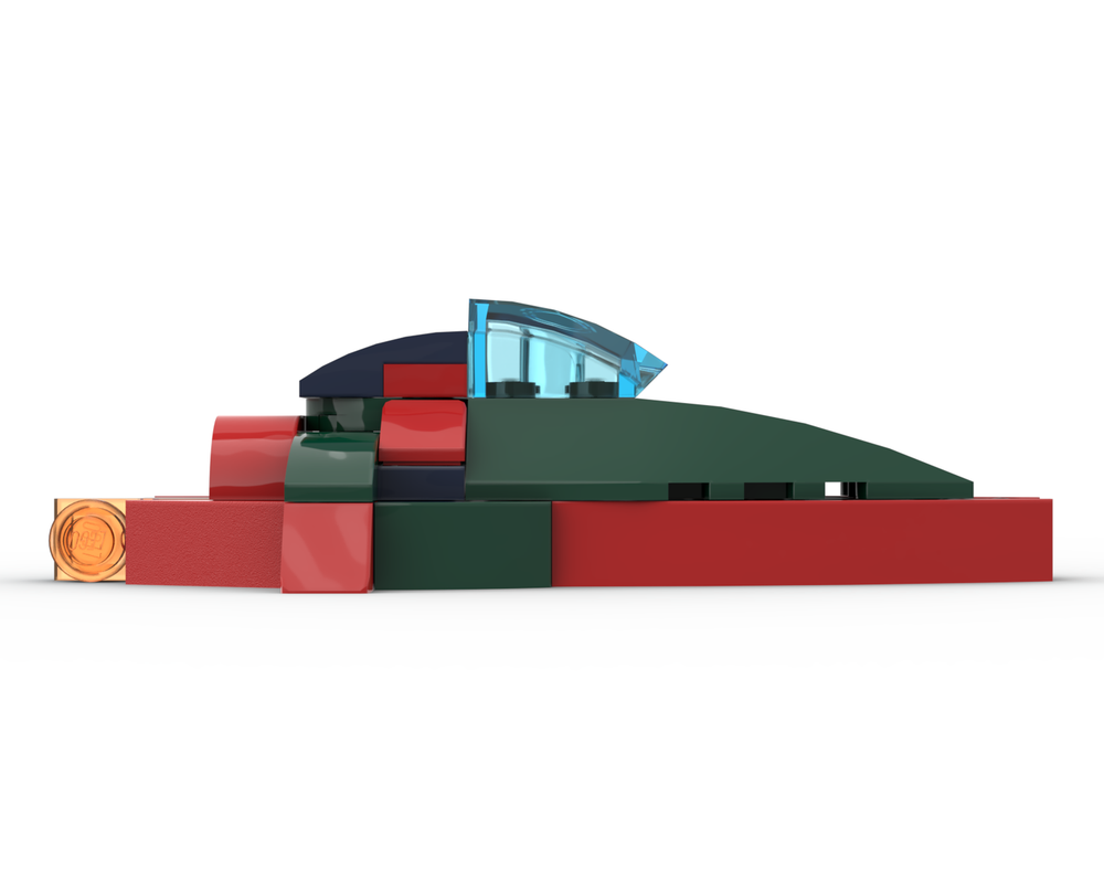 LEGO MOC-198551 Microscale Spaceship by NatTheGnat | Rebrickable ...