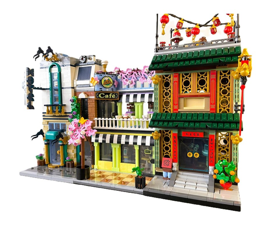LEGO MOC Cafe & Cake Shop Modular Alternate build of 2x42618 Heartlake ...