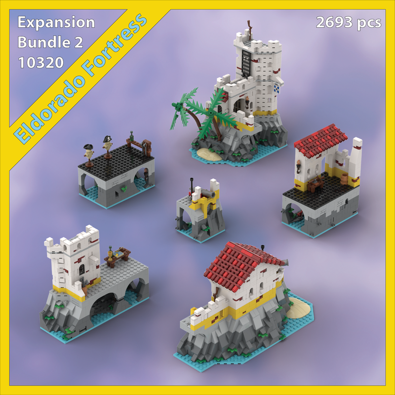 LEGO MOC Expansion Bundle 2: Eldorado Fortress (10320) by ...