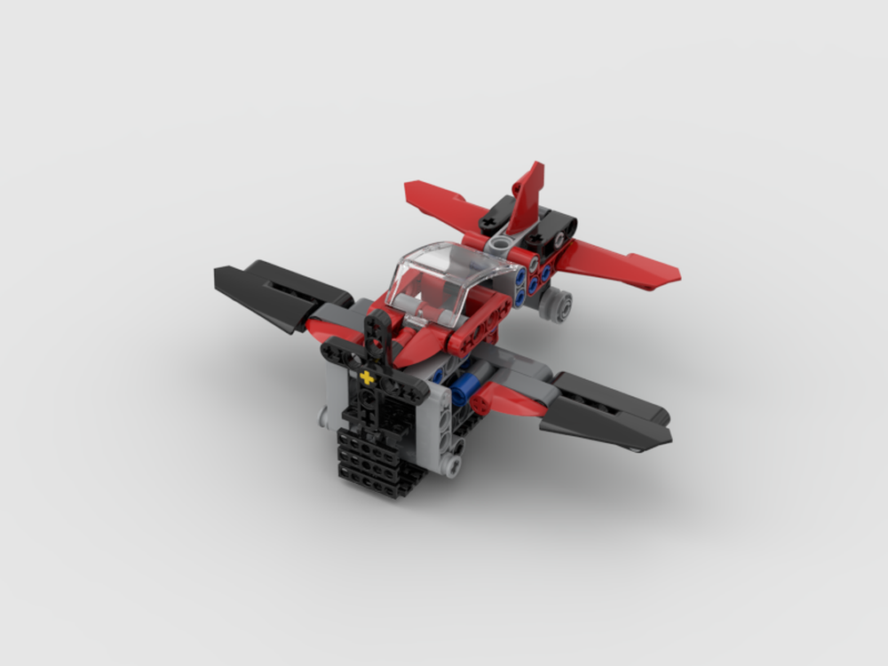 LEGO MOC Tracked plane from Folding Wing Plane by Haloxxx | Rebrickable ...