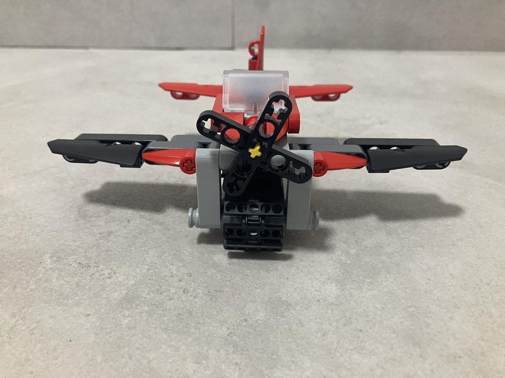 LEGO MOC Tracked plane from Folding Wing Plane by Haloxxx | Rebrickable ...