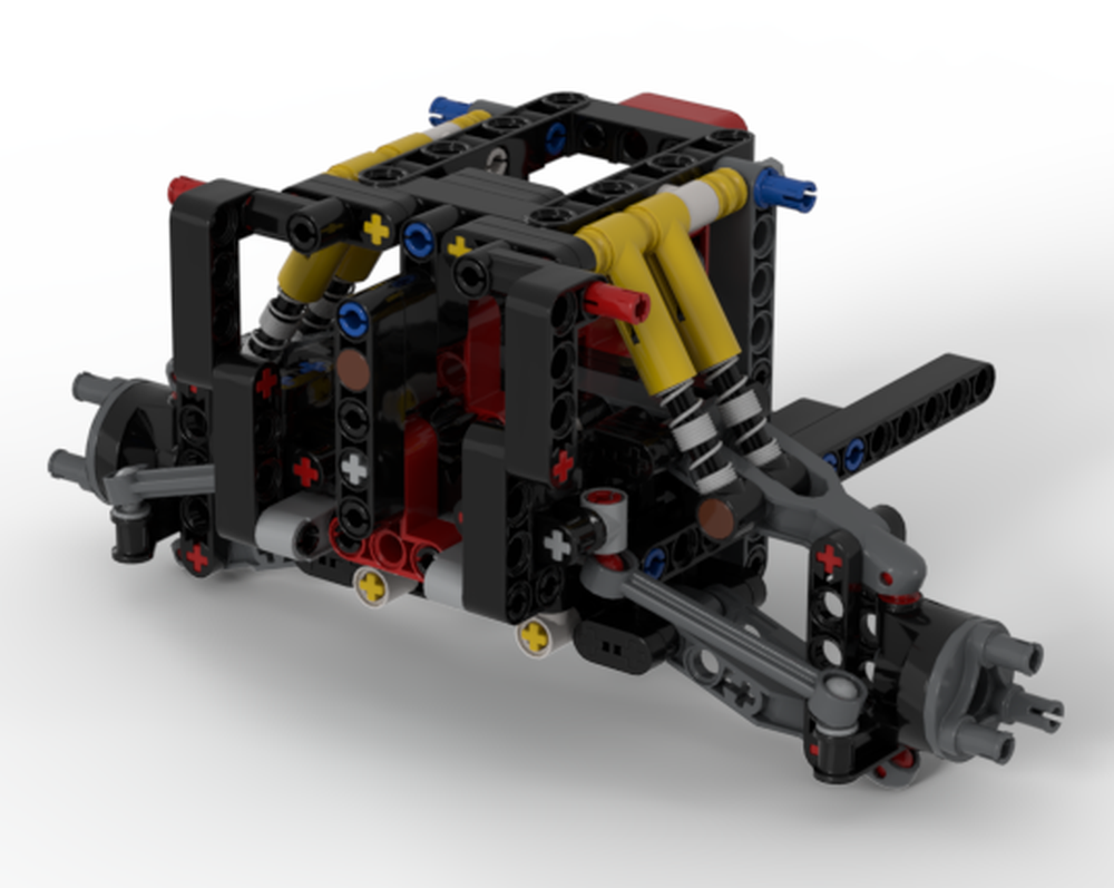 LEGO MOC Front Suspension by BossBuilder | Rebrickable - Build with LEGO