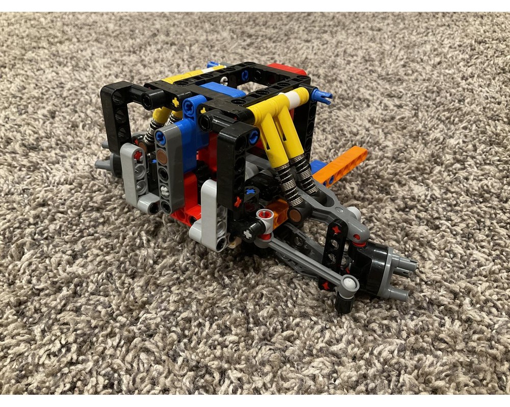 Lego Moc Front Suspension By Bossbuilder Rebrickable Build With Lego