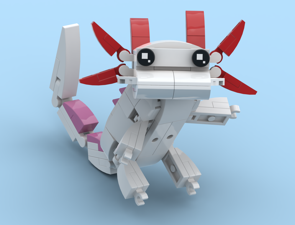 LEGO MOC Axolotl (Ambystoma mexicanum) by DiegoFontana | Rebrickable ...