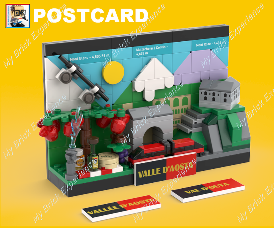 LEGO MOC POSTCARD Vallée d'Aoste by Mybrickexperience | Rebrickable ...