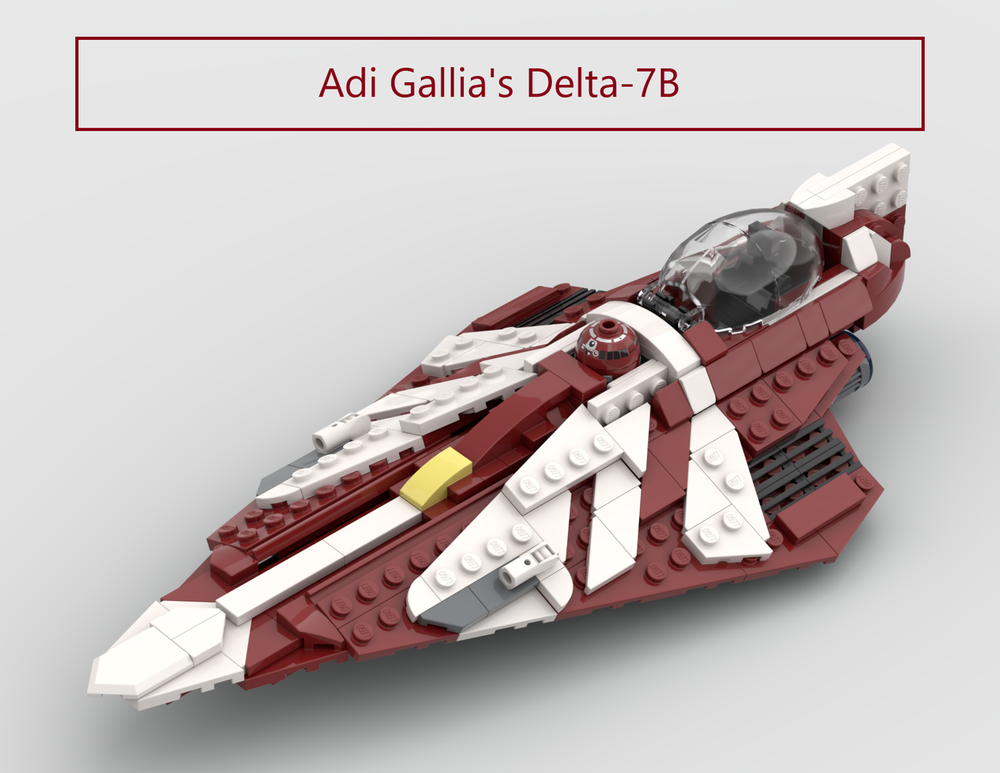 LEGO MOC Adi Gallia's Delta-7B (75333 Style) by darkcrafter3 ...